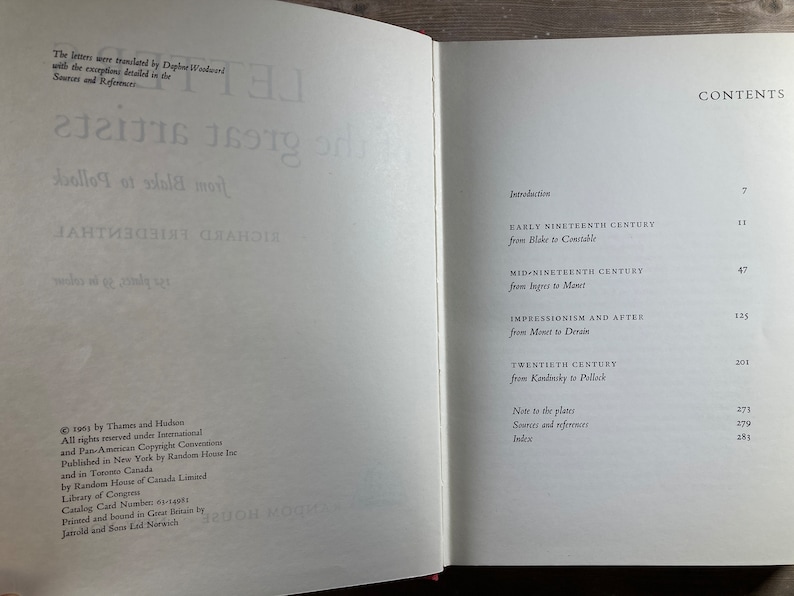 1963 letters of the Great Artists 2 Volumes - Etsy