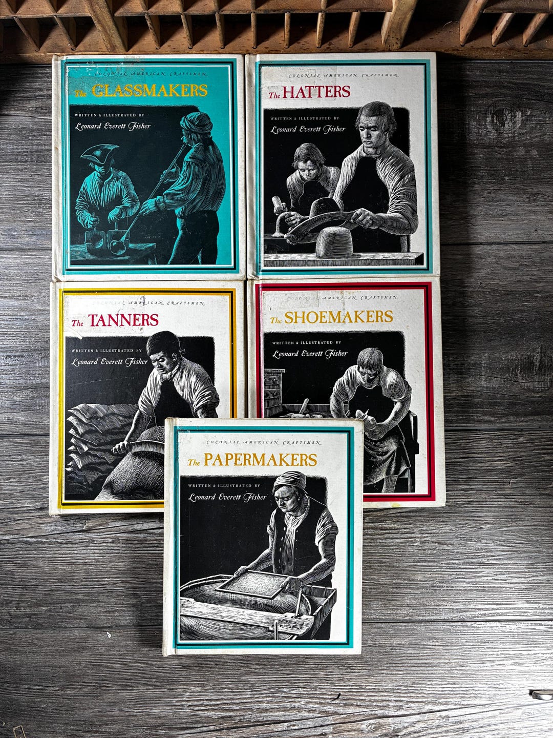Colonial American Craftsmen Book Set ( 5) | Leonard Everett Fisher ...