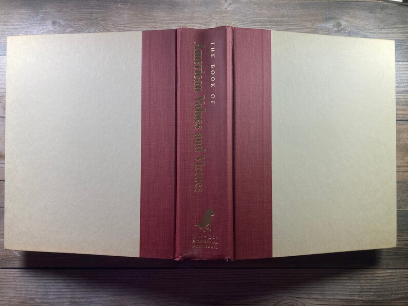 1996 the Book of American Values and Virtues Our - Etsy