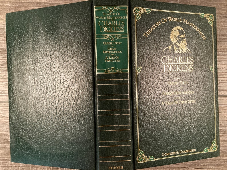 1981 charles DICKENS 3 Complete Unabridged Novels - Etsy