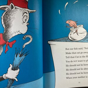 DR SEUSS ~set of 2 ~the Cat on the Hat / Horton Hears a Who Vintage ...