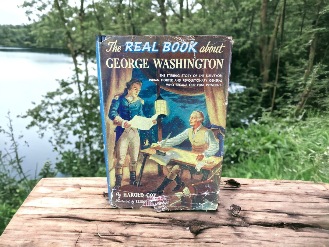 1952 George Washington Hardcover Book: Illustrated Children's Edition ...