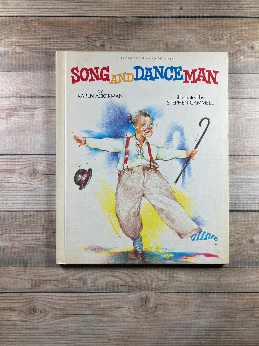 1988 song and Dance Man Karen Ackerman Illustrated - Etsy