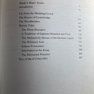 1978 THOMAS HARDY ~ 4 Great Novels and 7 Short Stories ~vintage ...