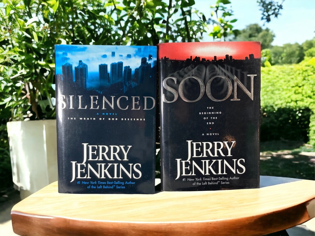 JERRY JENKINS ~ Set of 2~ "soon" / "silenced" Hardcover Books With Dust ...