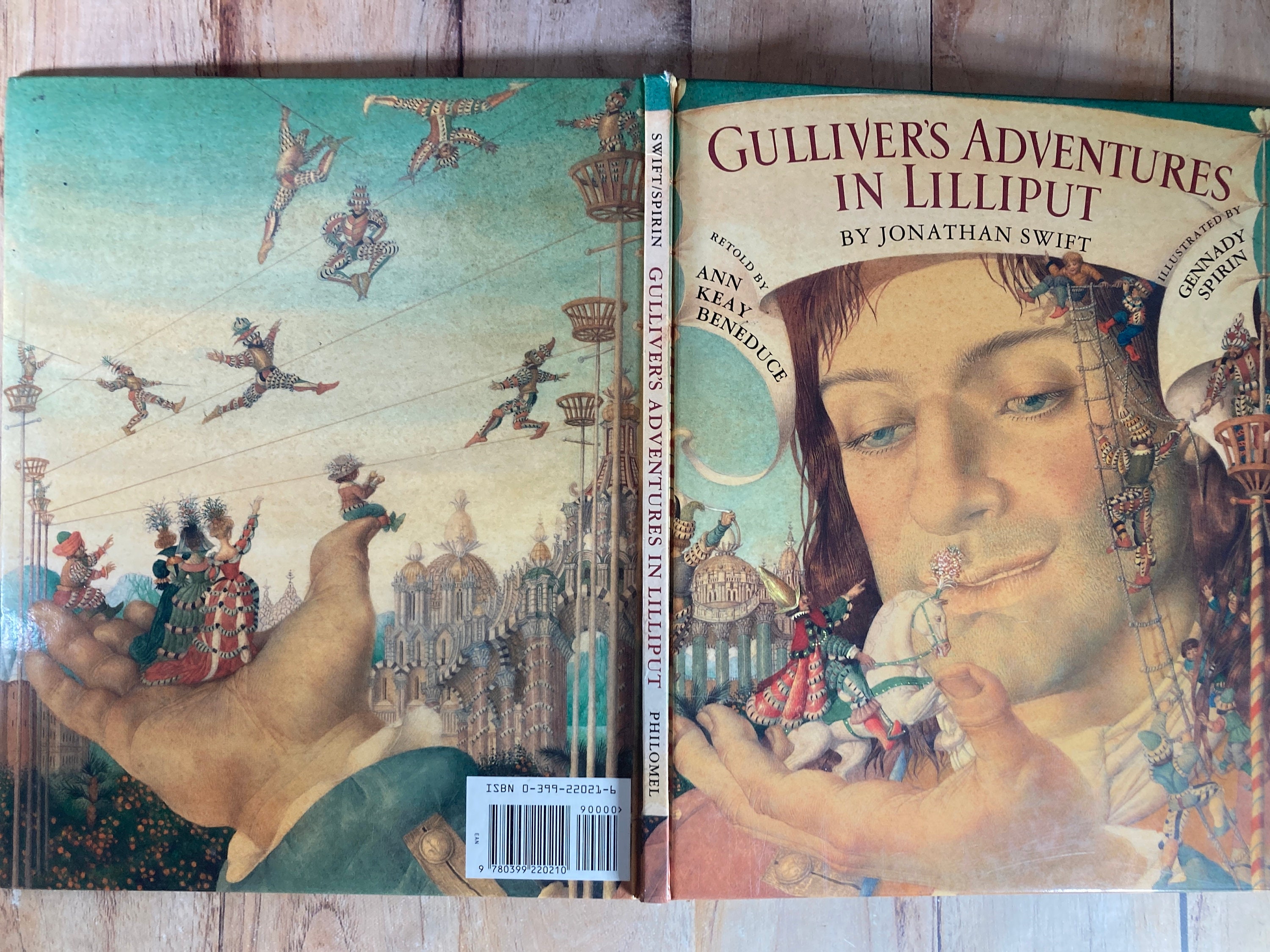 Gulliver's Travels in Lilliput: 1993 Children's Hardcover Book - Etsy