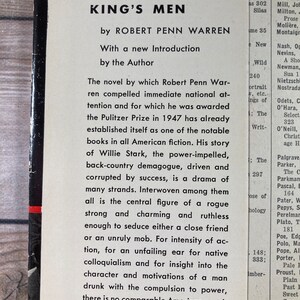 1953 ROBERT PENN WARREN ~ All the King's Men ~ American Pulitzer Prize ...