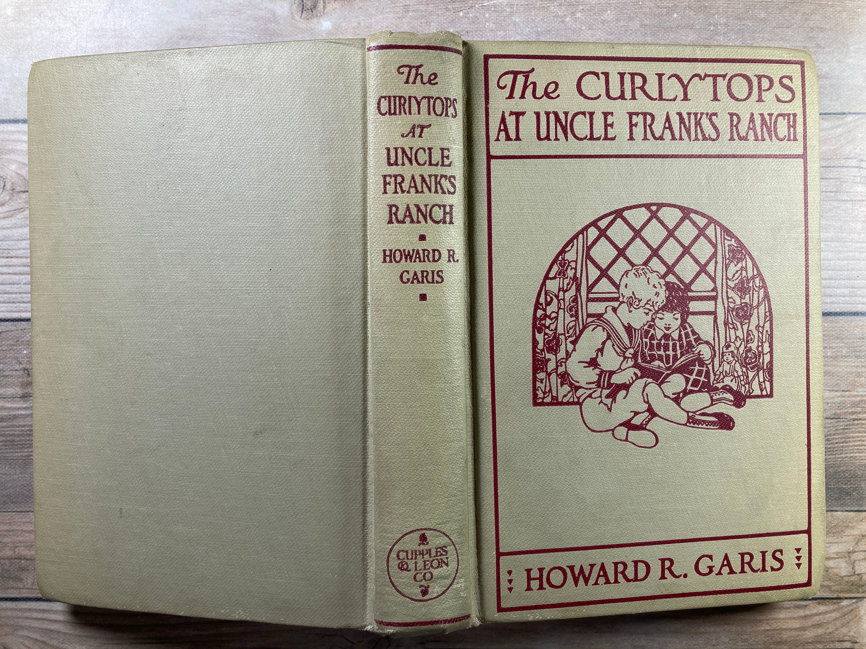 1918 the Curly Tops at Uncle Frank's Ranch: Antique Children's Book - Etsy