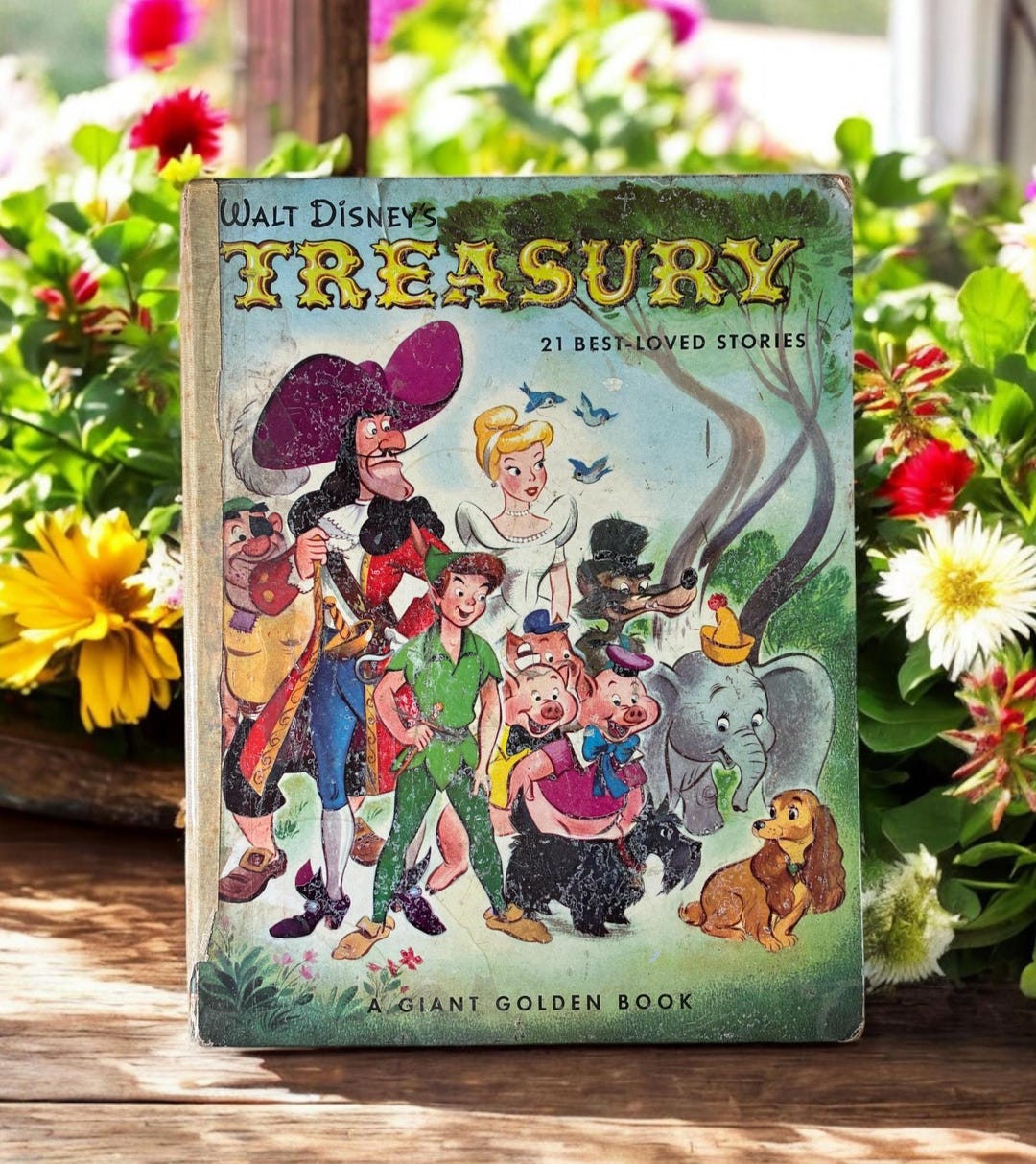 1953 Walt Disney's Treasury: Illustrated Vintage Children's Book - Etsy