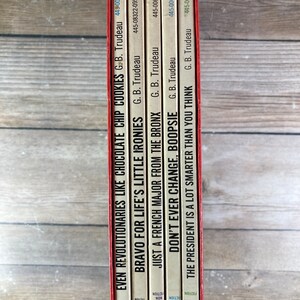 1972 "doonesbury" GB Trudeau Set of 5 Paperbacks in Slipcase Vintage ...