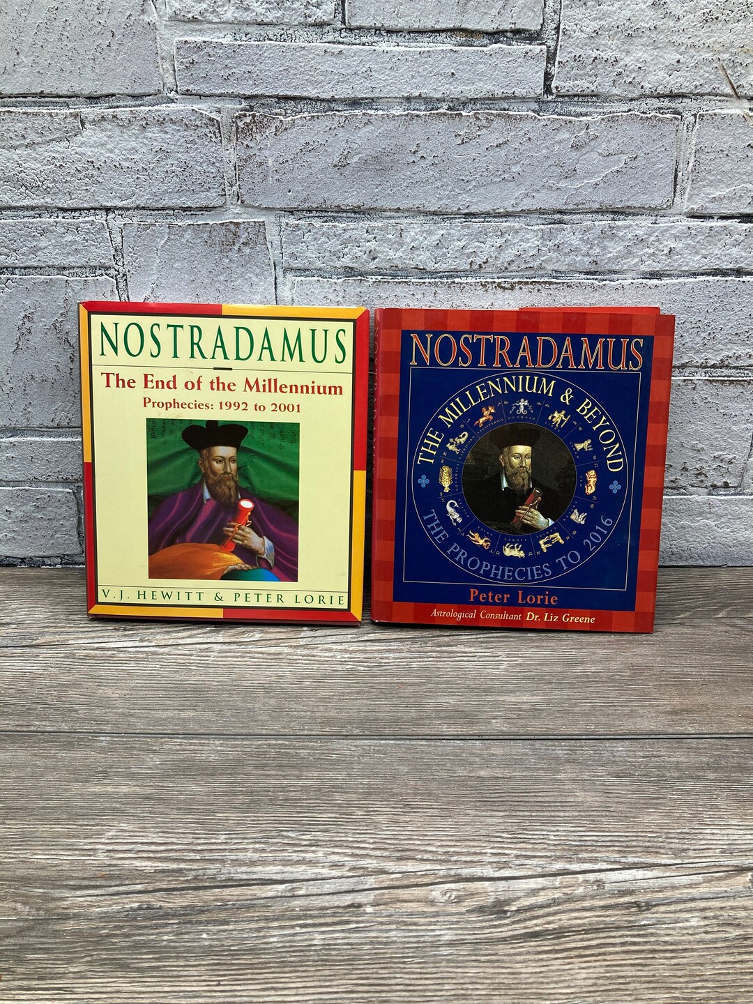 1991/3 "nostradamus" VJ Hewitt/peter Lorie ~ Set of 2~ French ...