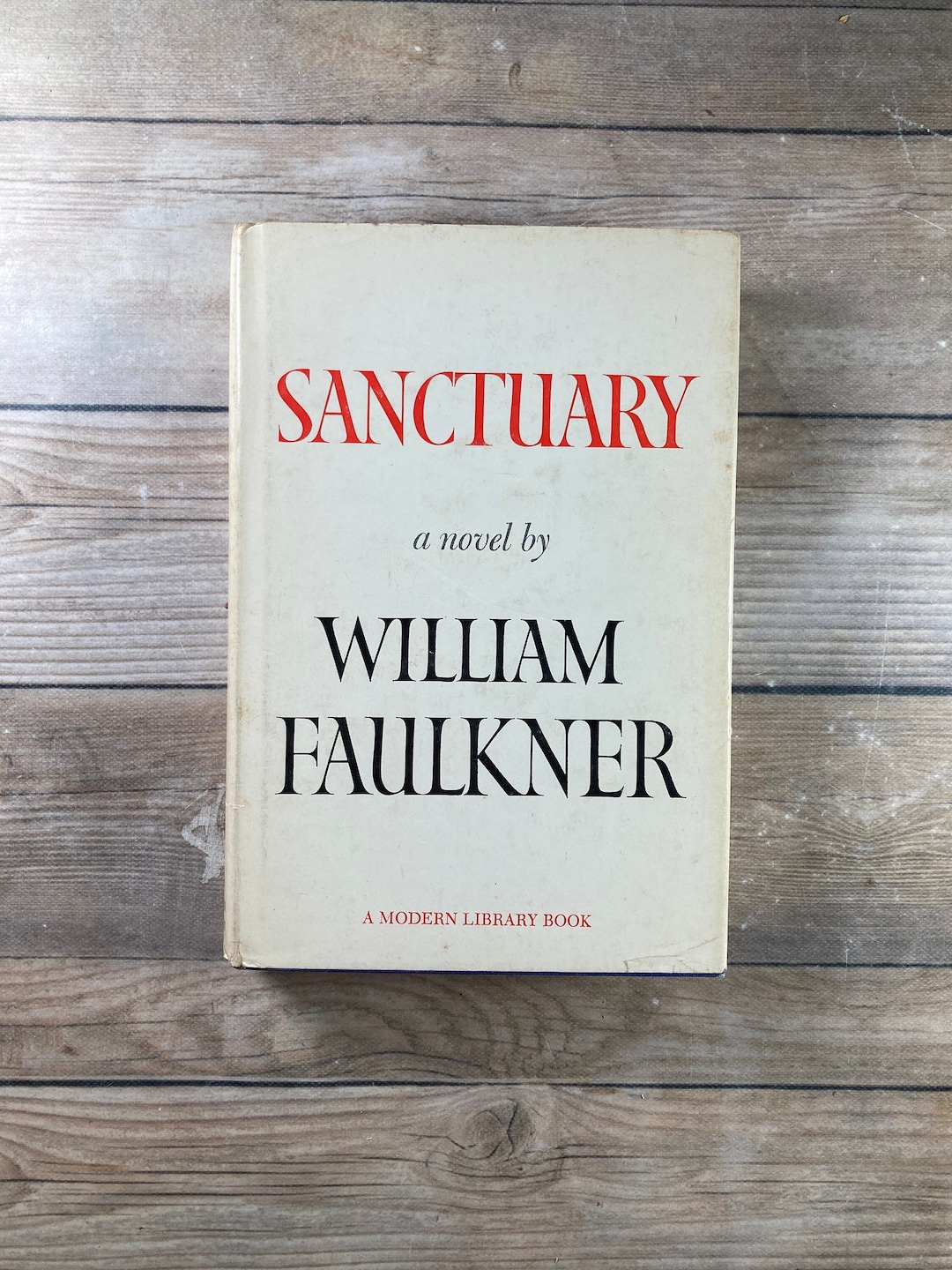 1958 Sanctuary by William Faulkner: Vintage Hardcover Book With Dust ...