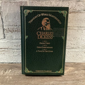 1981 "charles DICKENS " 3 Complete Unabridged Novels Vintage Hardcover ...