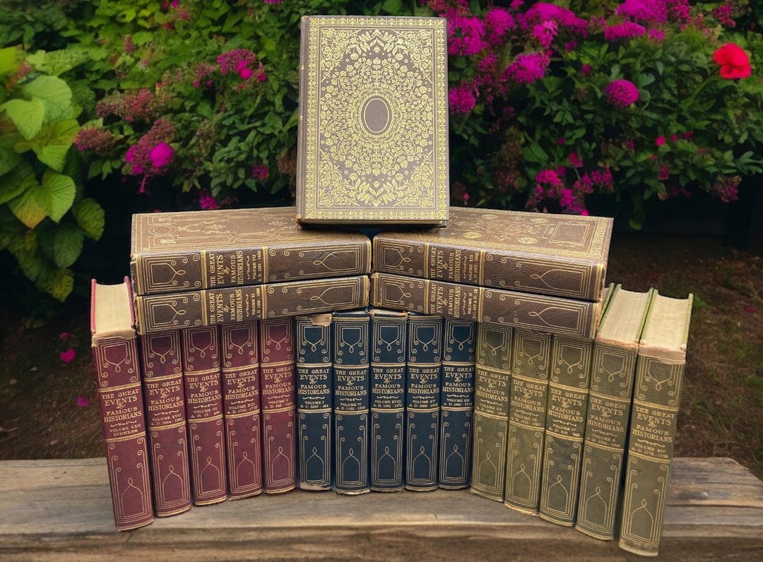 1926 "the Great Events by Famous Historians" Antique Books Hardcover ...