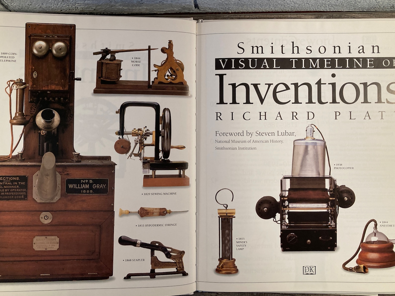 1994 smithsonian Visual Timeline of Inventions - Etsy