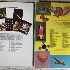Vintage How and Why Wonder Book Set: Science Experiments & the Human ...