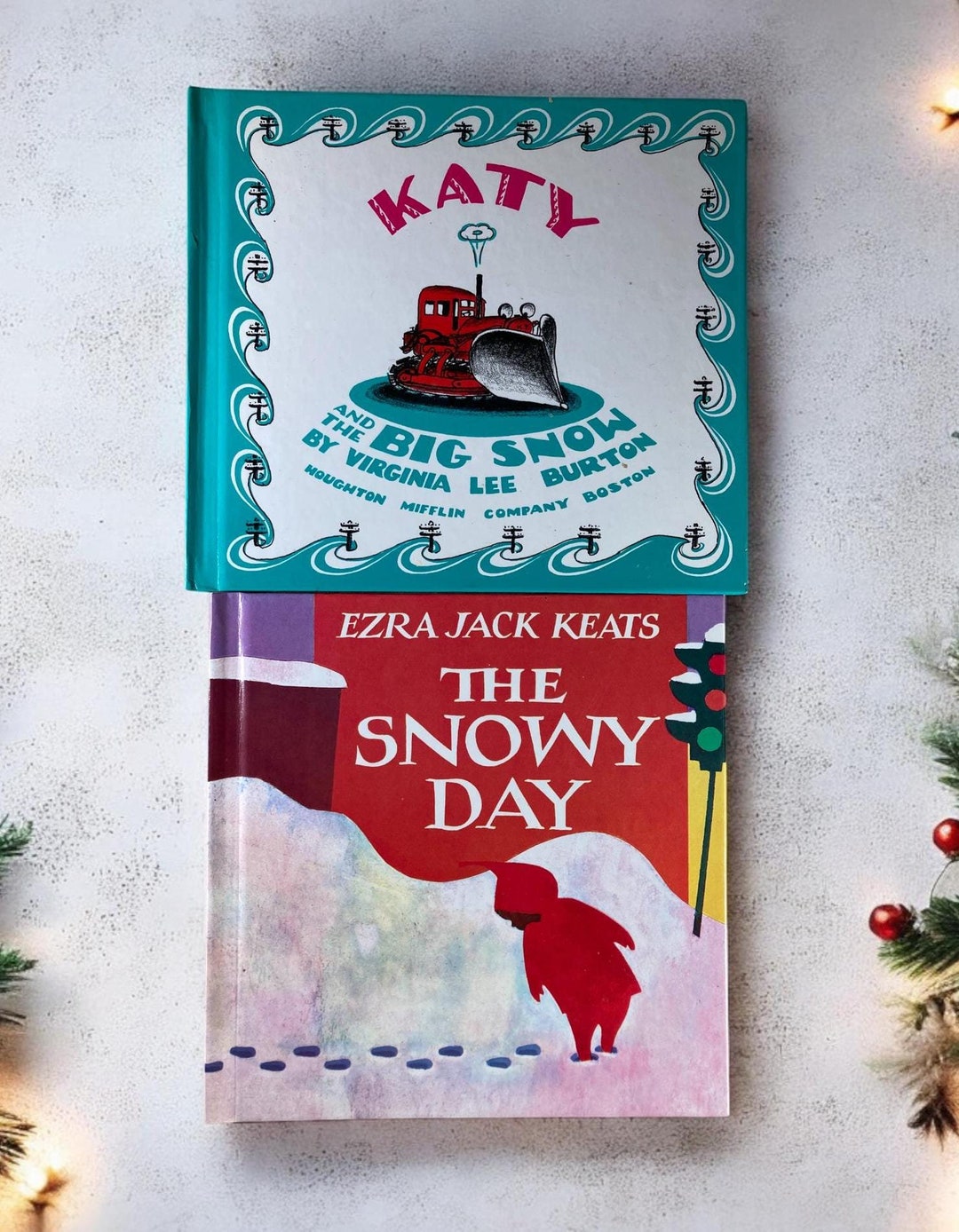 Set of 2 ~"the Snowy Day" Ezra Jack Keats / "katy and the Big Snow ...