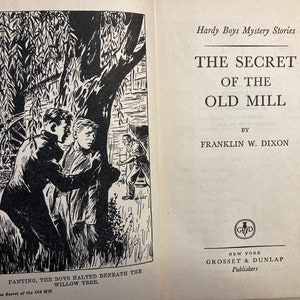 1927 HARDY BOYS Book 3: the Secret of the Old Mill" Franklin W Dixon ...