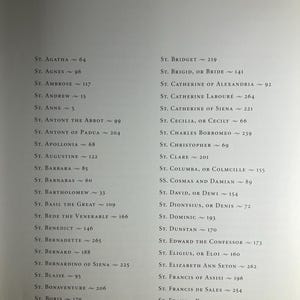 1993 "one Hundred Saints: Their Lives and Likenesses Drawn From Butler ...