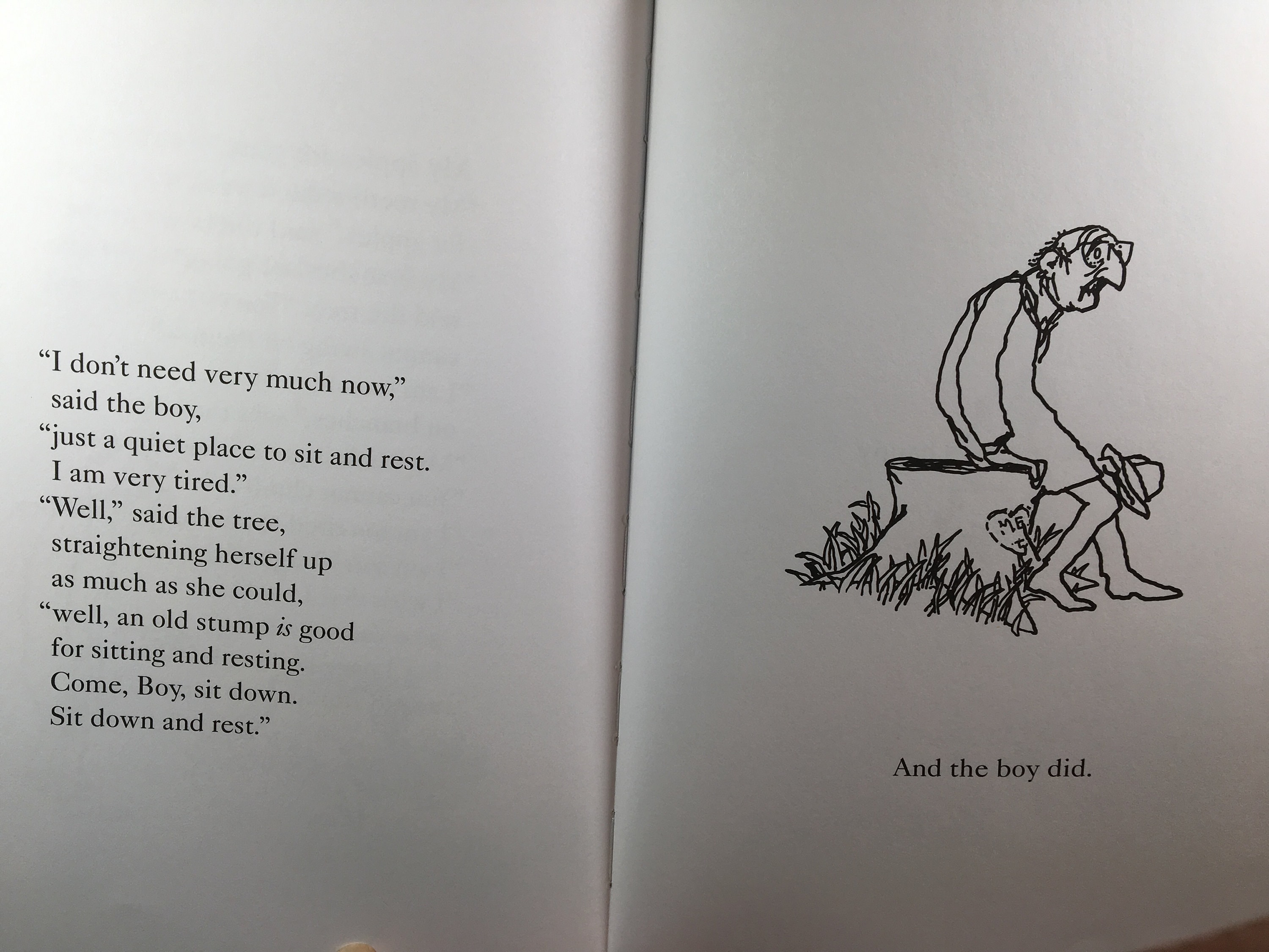 The Giving Tree Stump Illustrations