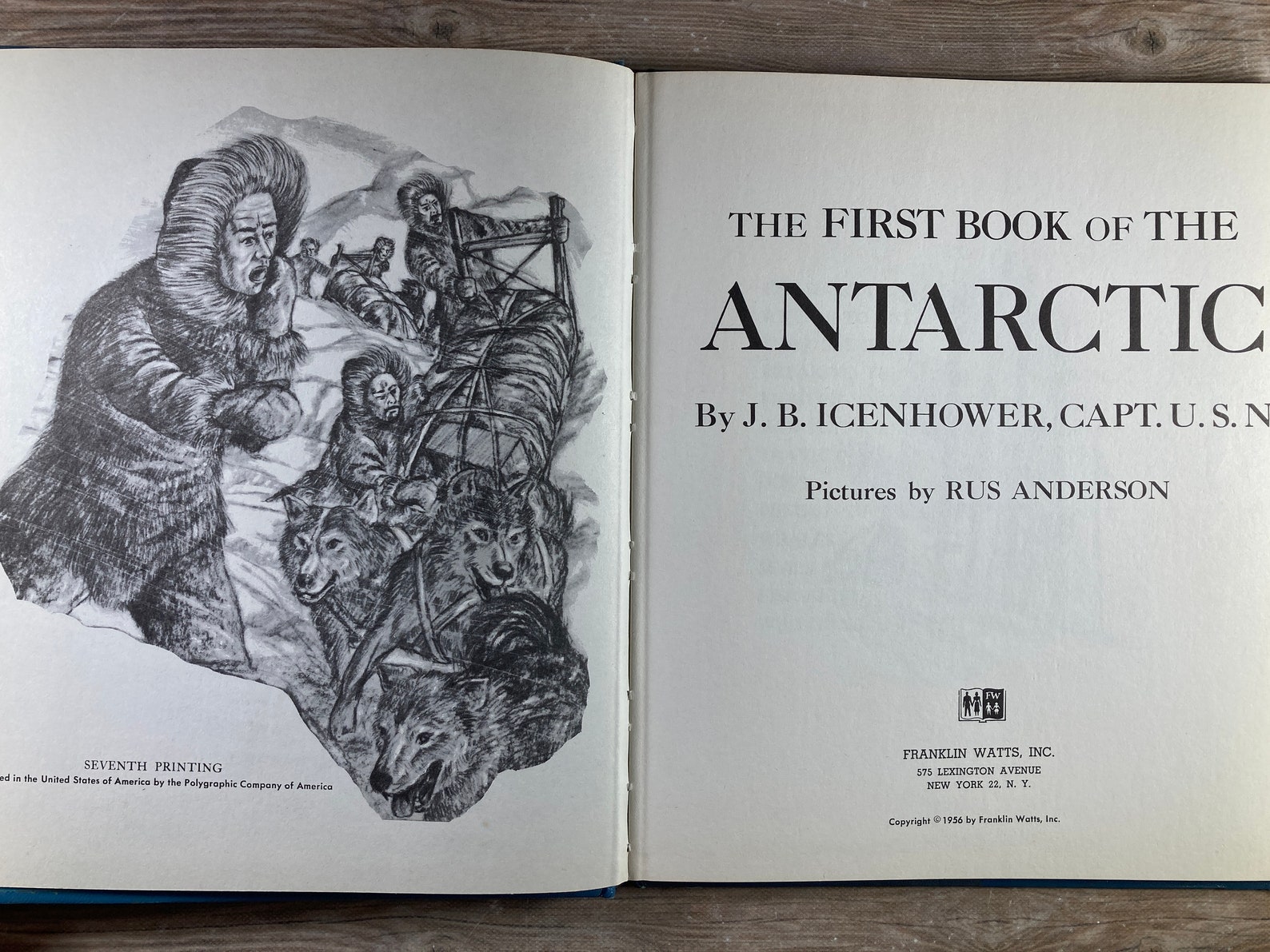1956 the First Book of the Antarctic Capt. JB - Etsy