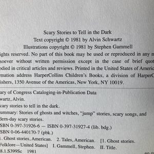 Scary Stories Treasury: Alvin Schwartz, Stephen Gammell Illustrations ...