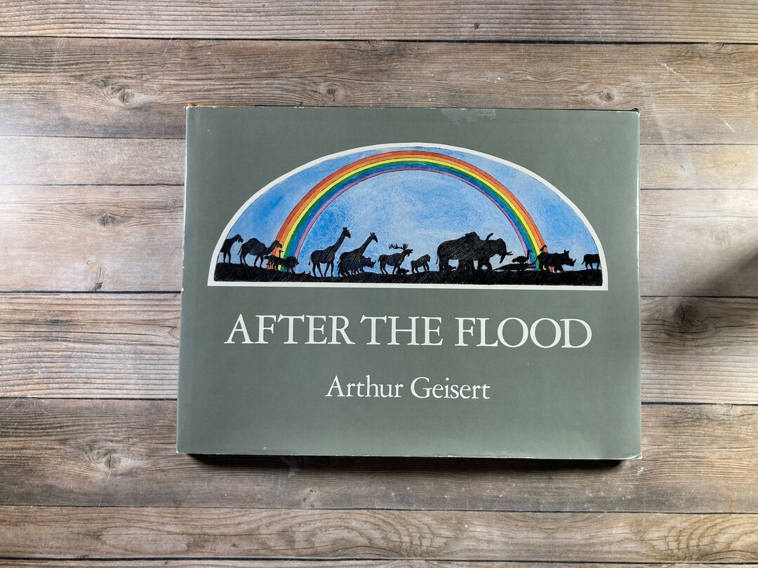 1994 "after THE Flood" Arthur Geisert Illustrated Color Etchings ...