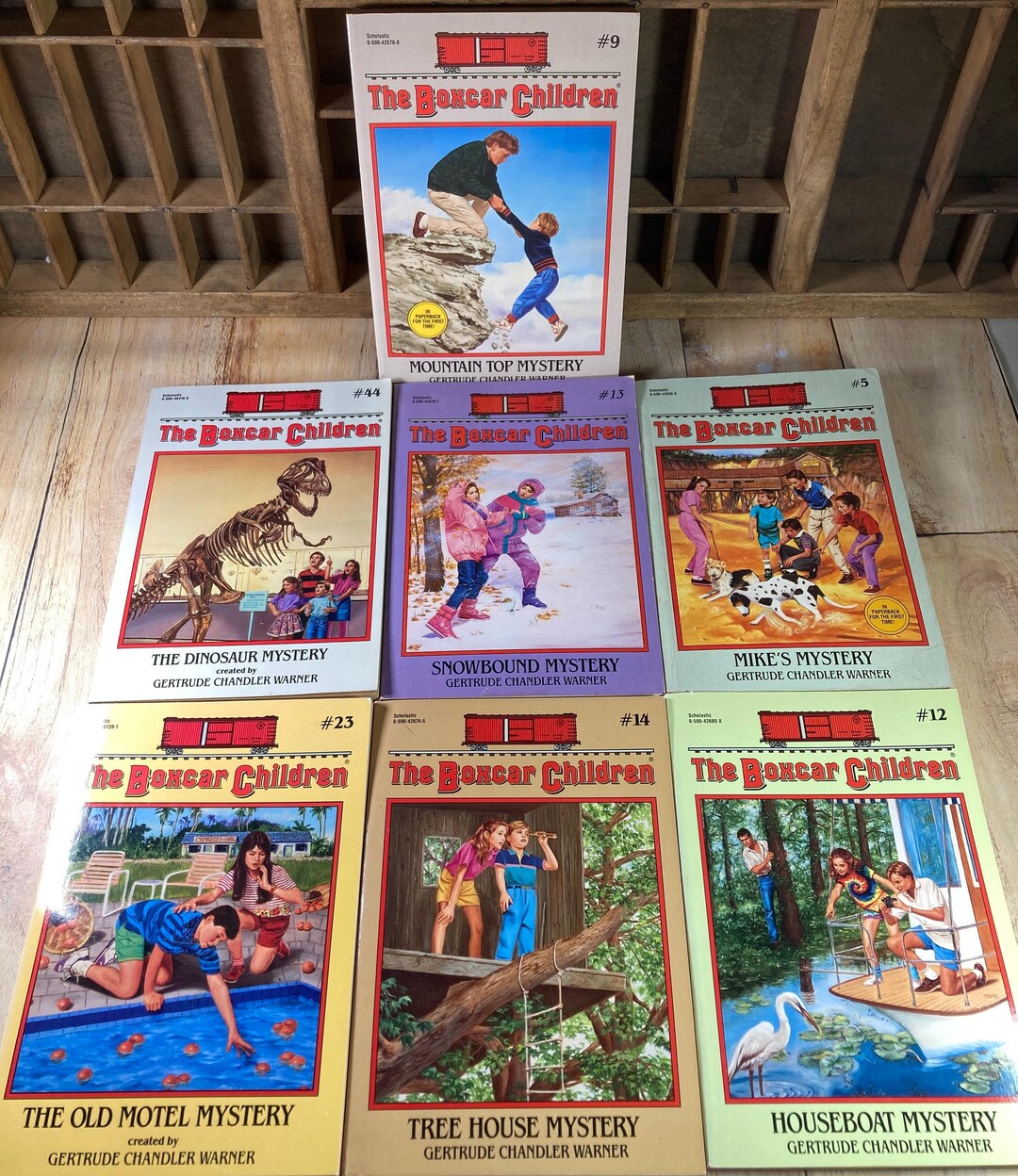 THE BOXCAR CHILDREN - Set of 7~ Gertrude Chandler Warner Paperbacks ...