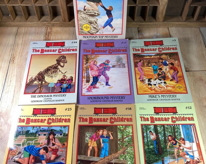 THE BOXCAR CHILDREN - Set of 7~ Gertrude Chandler Warner Paperbacks ...