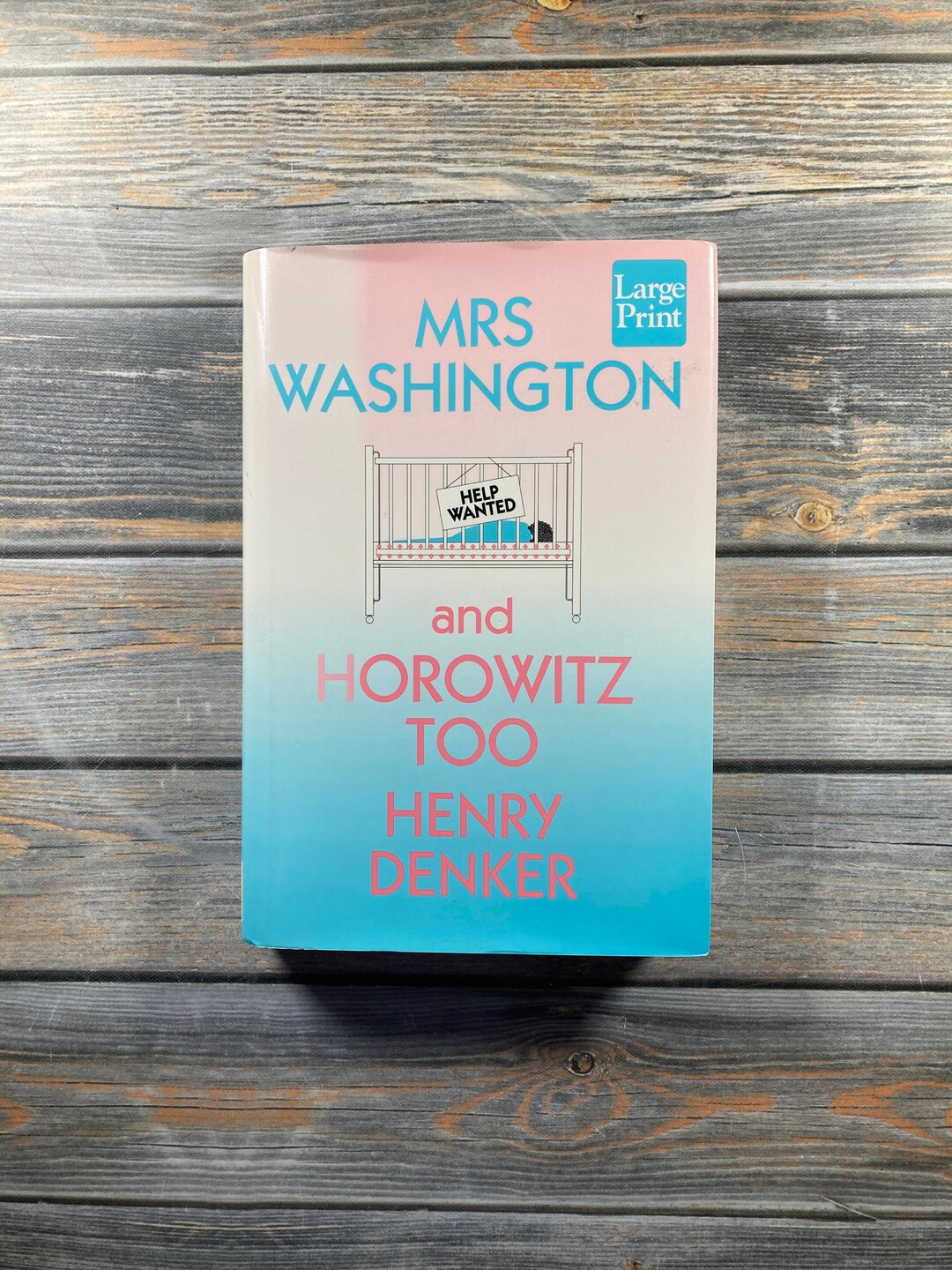 1993 Mrs. Washington and Horowitz Too Henry Denker LARGE PRINT Edition ...