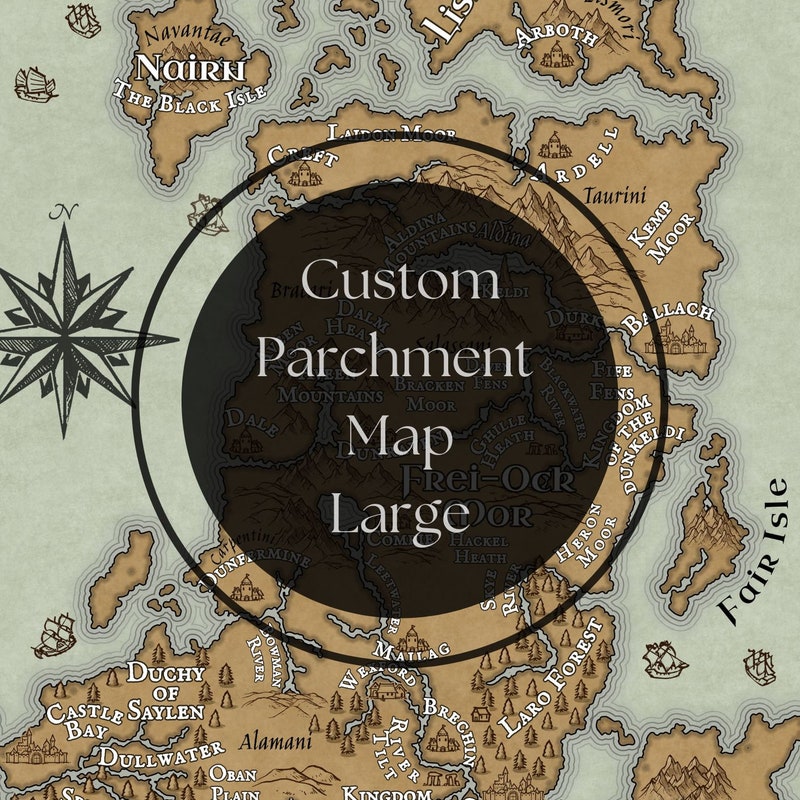 Fictional Maps - Etsy