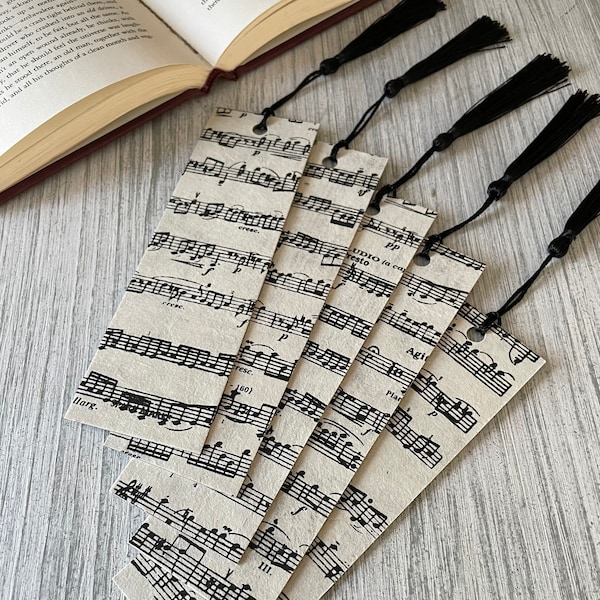 Music Bookmark - Etsy