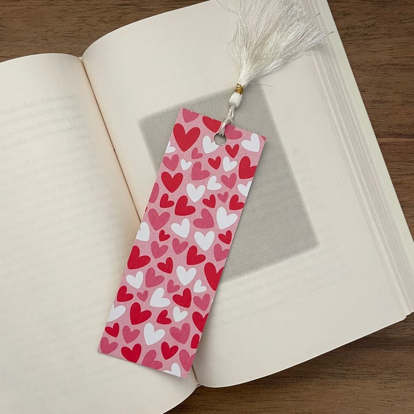 Heart Bookmark - Etsy