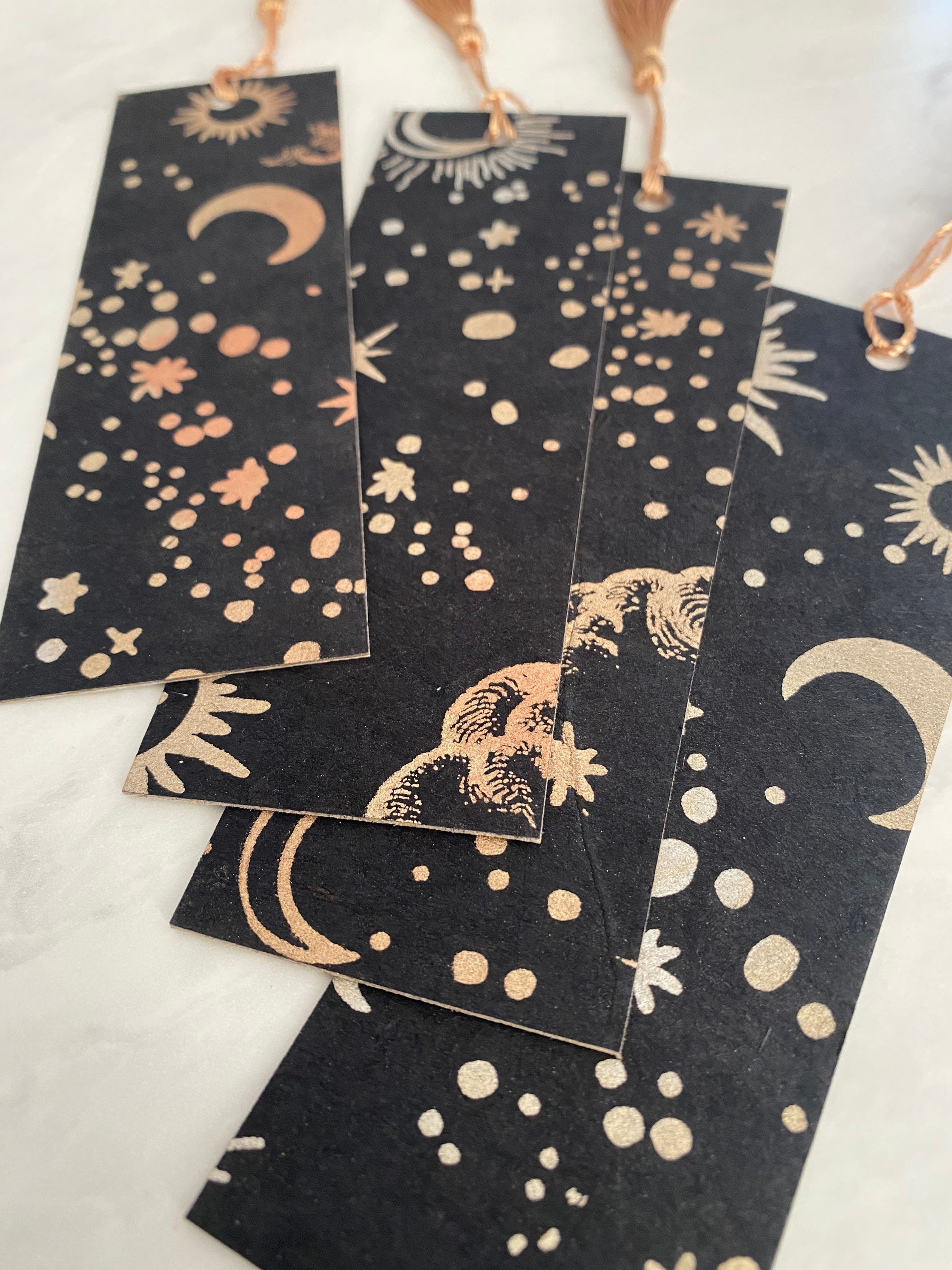 Galaxy Bookmark Handmade Bookmark With Tassel Outer Space | Etsy