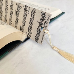 Music Bookmark, Musical Notes Bookmarks With Tassel, Musician Gift ...