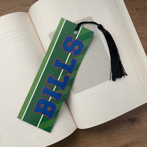 Bills Bookmark, Lets Go Buffalo Bookmark, Sparkmarks Local Handmade ...