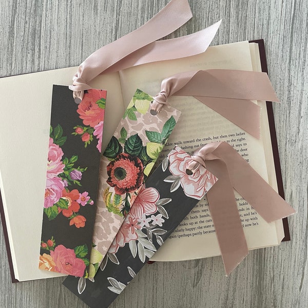 Ribbon Bookmarks - Etsy