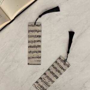 Music Bookmark, Musical Notes Bookmarks With Tassel, Musician Gift ...