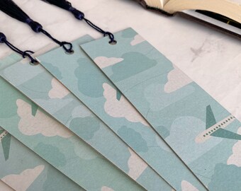 Airplane Bookmark | Etsy