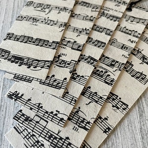 Music Bookmark, Musical Notes Bookmarks With Tassel, Musician Gift ...