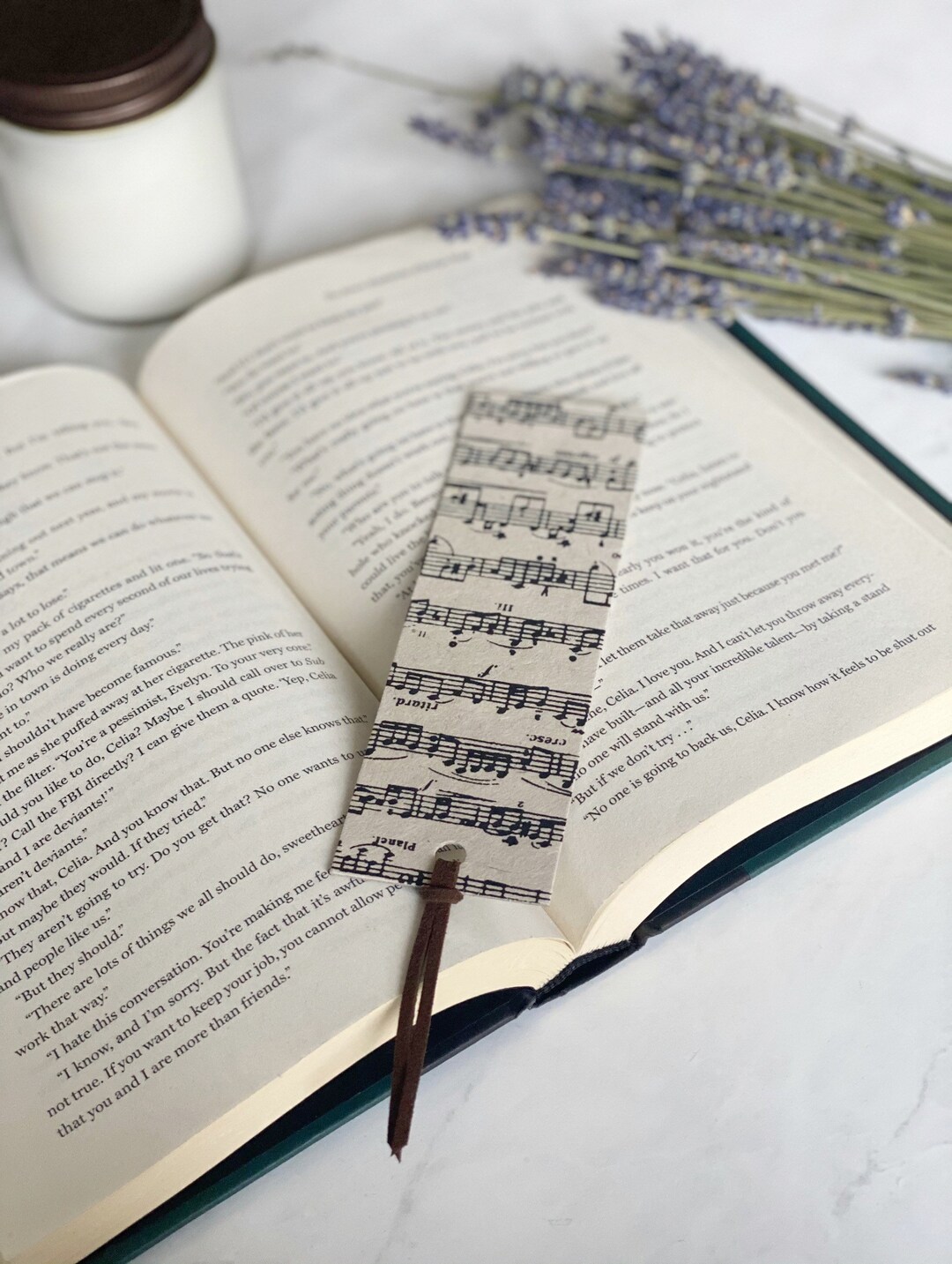 Musical Notes Eco-friendly Bookmark Handmade Music Bookmarks Gift for ...