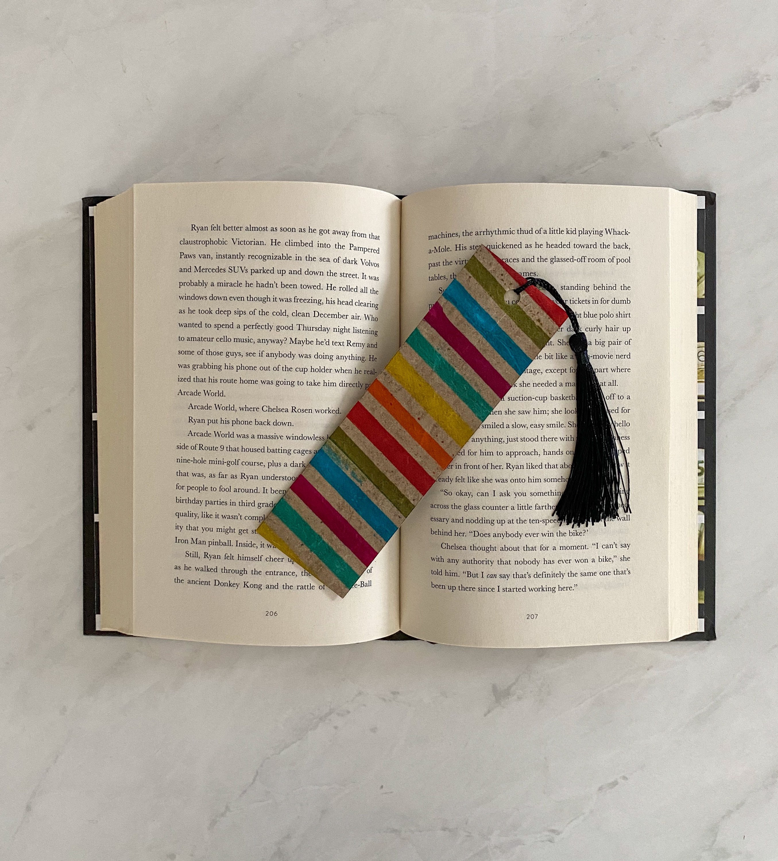 Eco Friendly Rainbow Bookmark Boho Bookmarks Handmade | Etsy