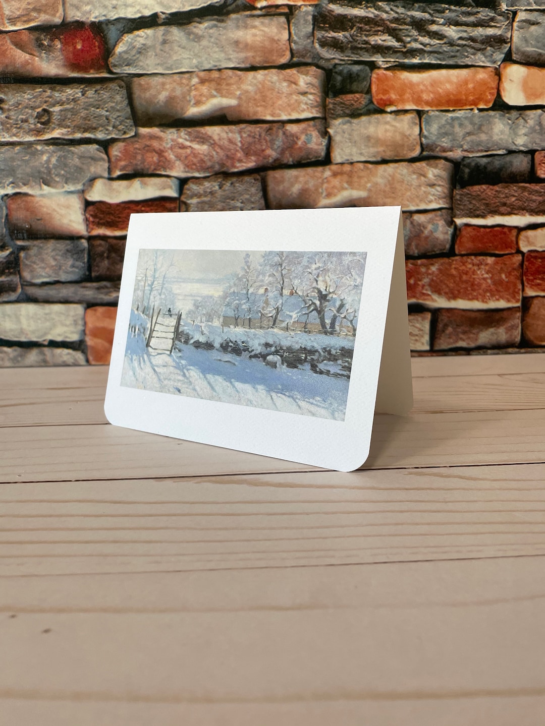 Winter Scene Blank Notes 5 Card Bundle - Etsy
