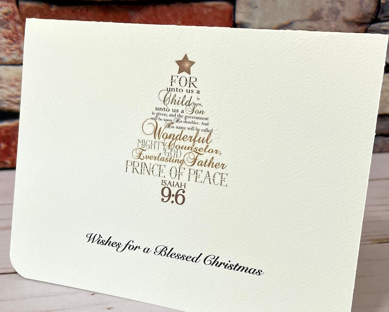 Blessed Christmas Cards Religious 5 Card Bundle - Etsy