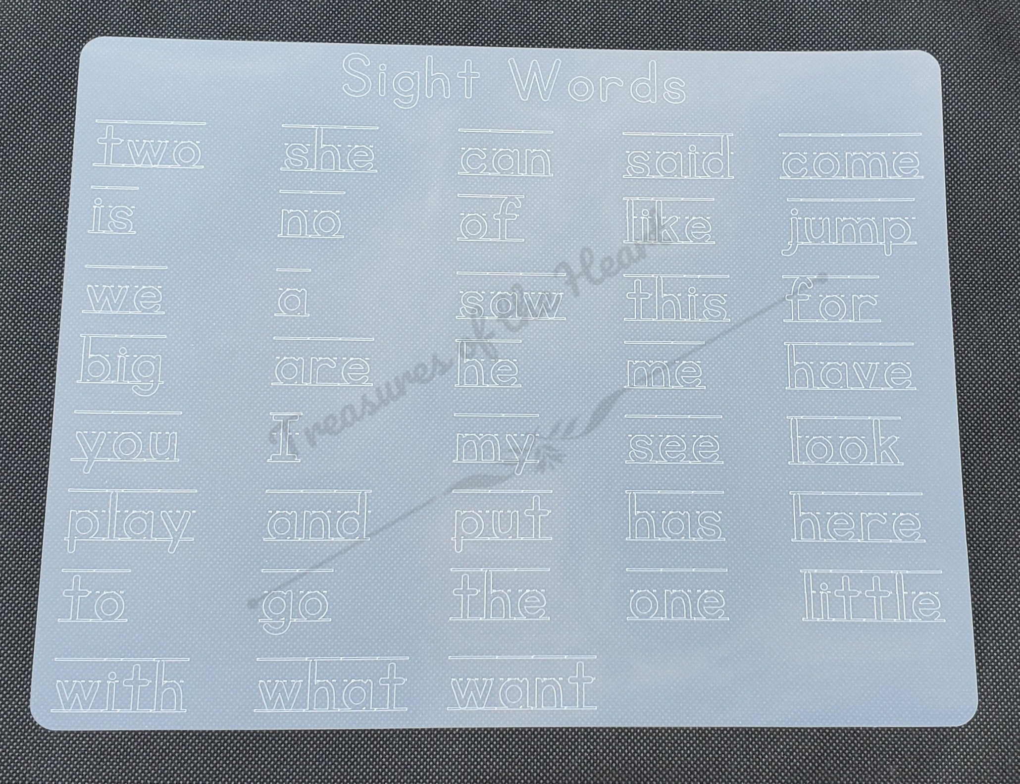 Practice Tracing Mats Preschool Elementary School - Etsy