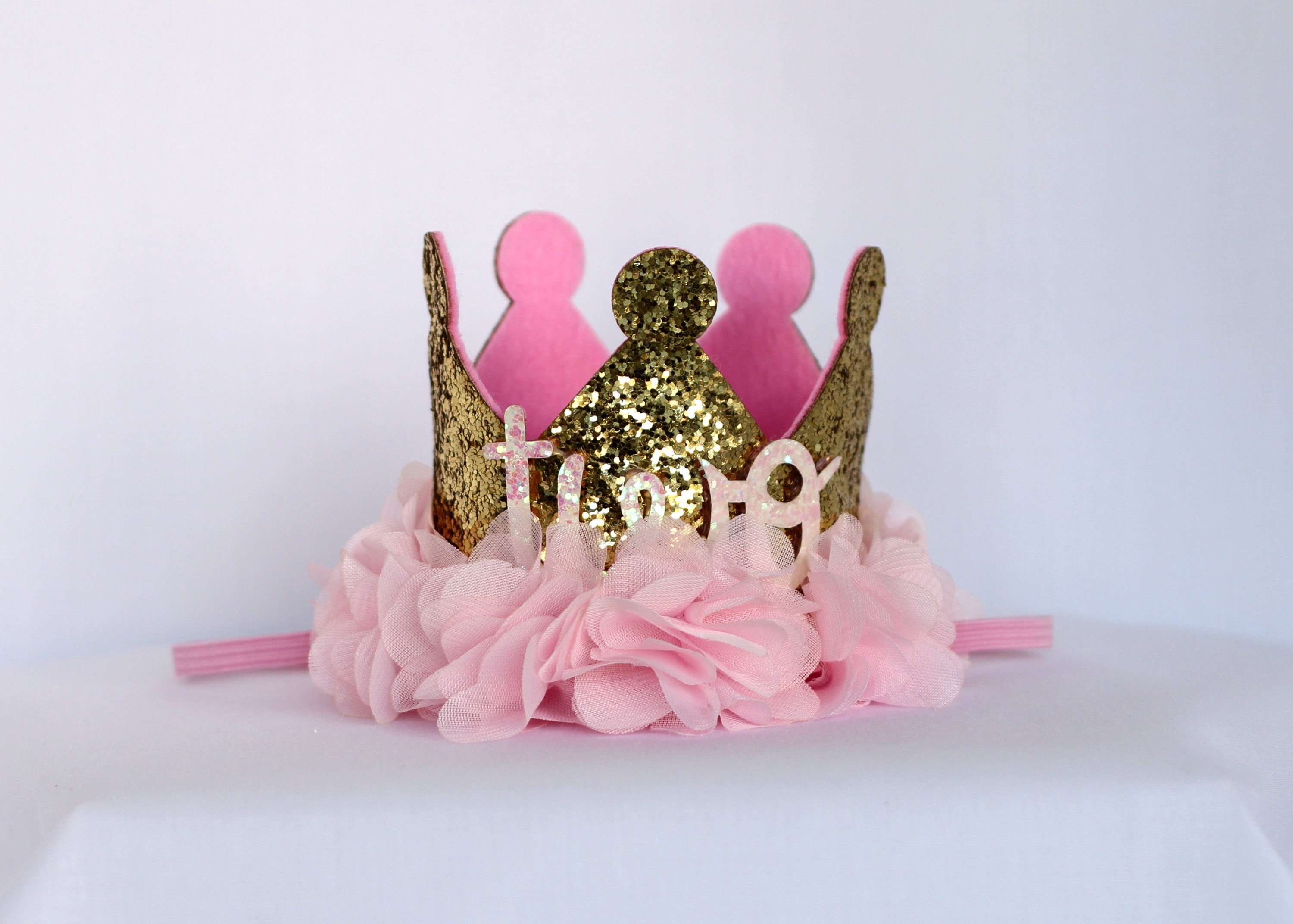 1st 1/2 and 2nd Birthday Hats/crowns - Etsy UK