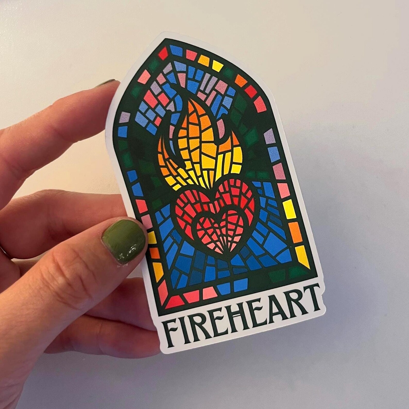 Fireheart Throne of Glass Sticker, Sarah J Maas Quote Sticker, Bookish ...