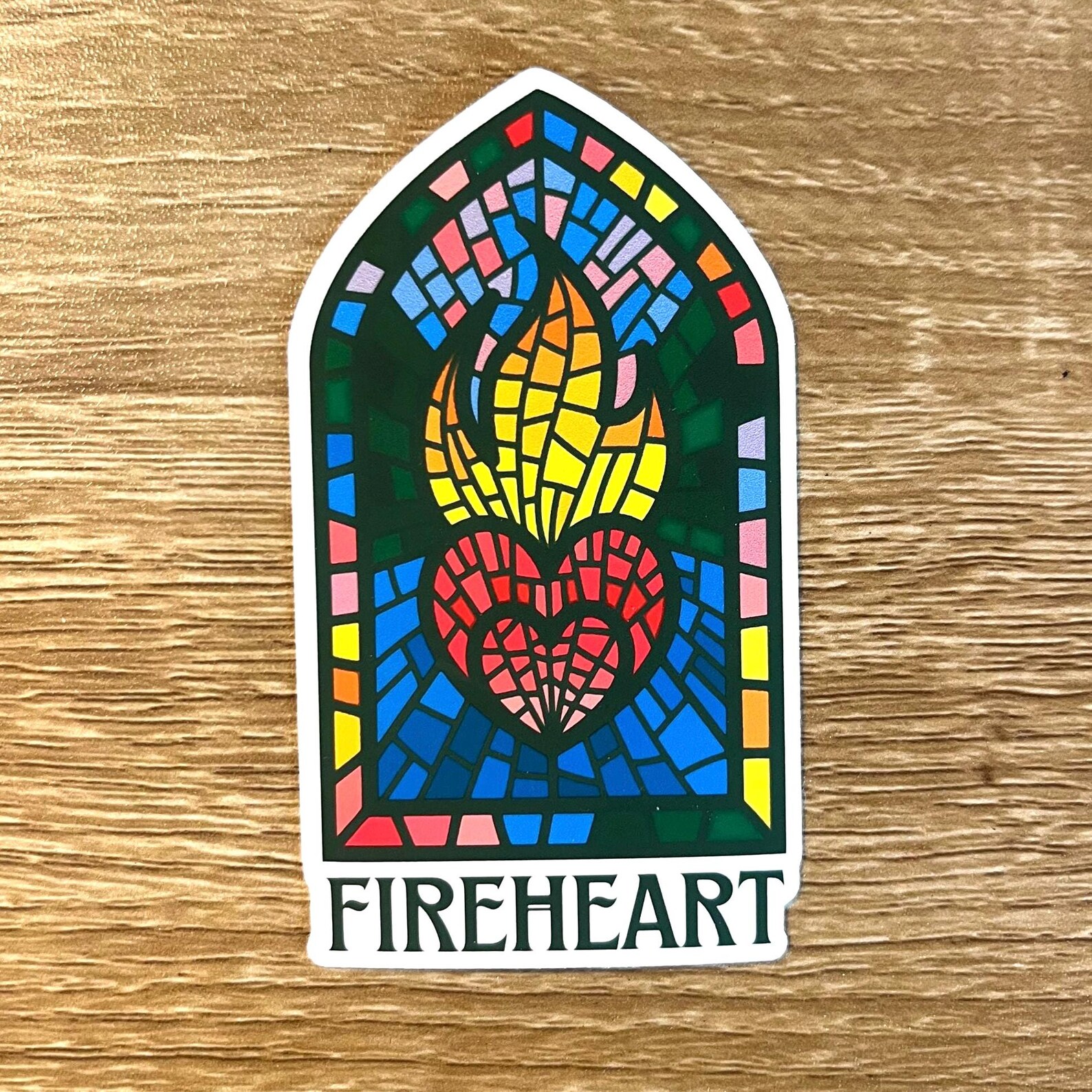 Fireheart Throne of Glass Sticker, Sarah J Maas Quote Sticker, Bookish ...