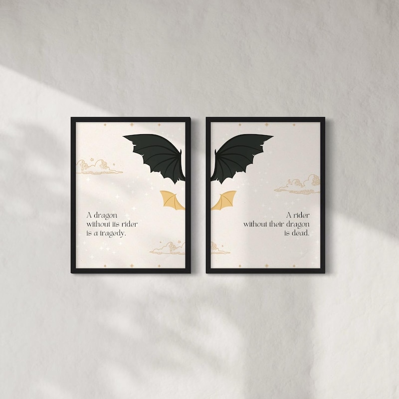 Fourth Wing Art - Etsy