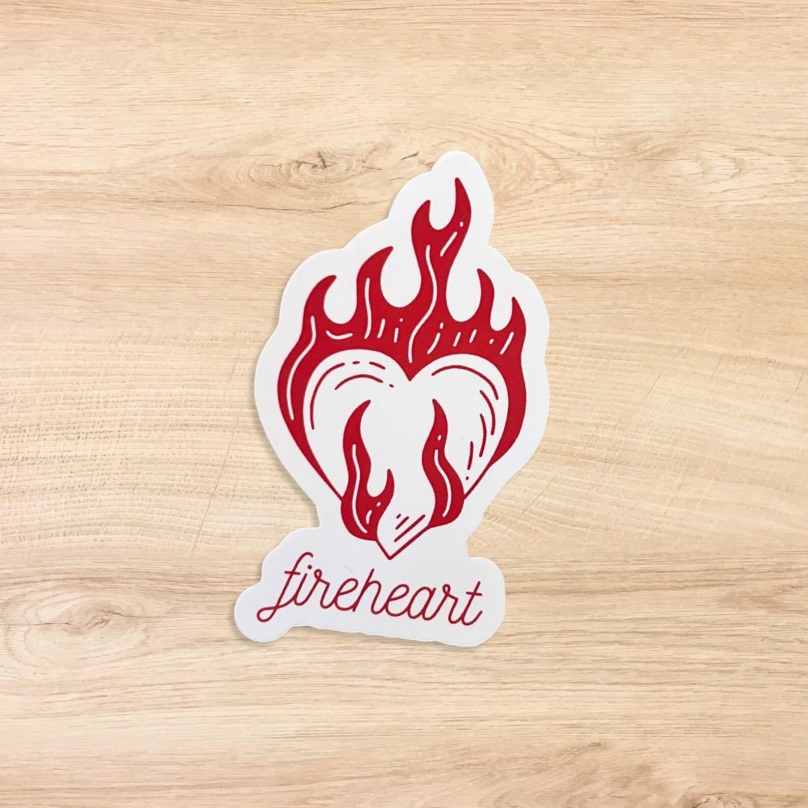 Fireheart Sticker, Throne of Glass Sticker, Sarah J Maas Quote Sticker ...